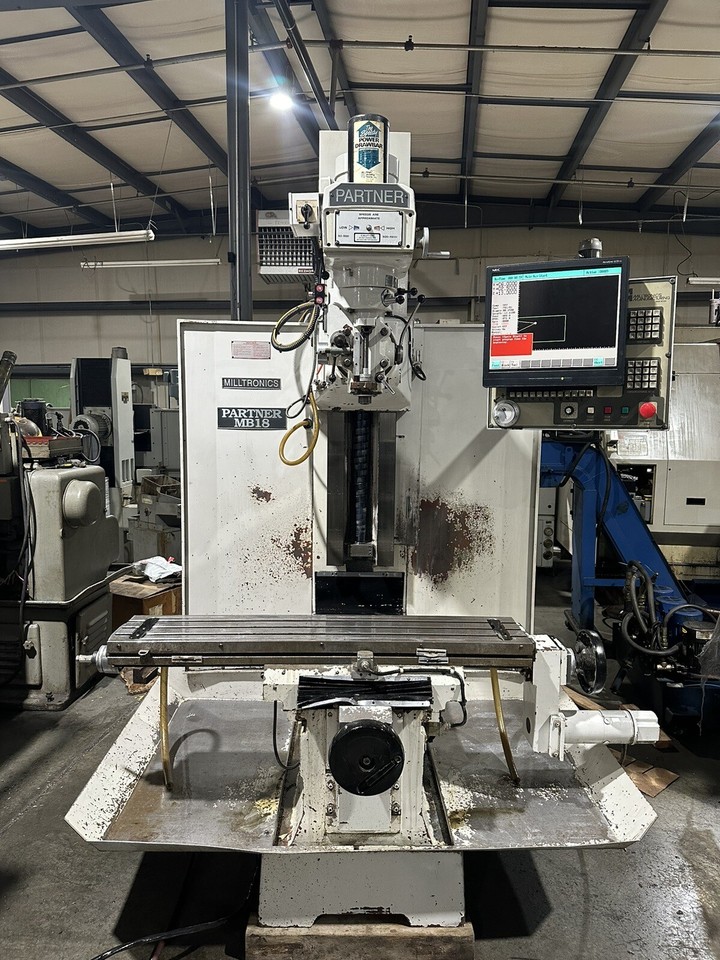 Milltronics Partner MB18 CNC Vertical Mill- Video link in the ...