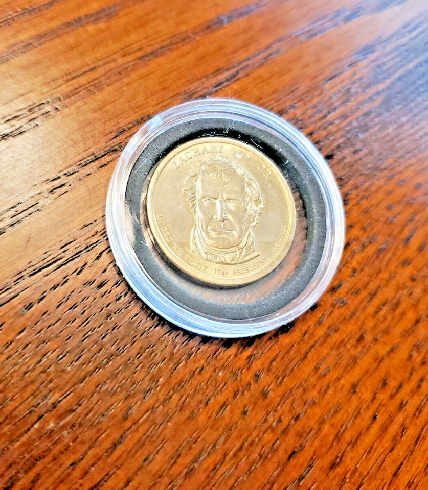 2009 D RARE Zachary Taylor Presidential Golden Dollar Gold Coin | eBay