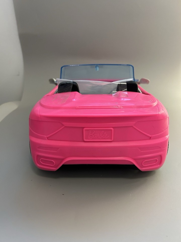Barbie Tesla Convertible 2 Seat Vehicle Hot Pink Dream Car 2020 Mattel ...