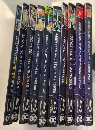 DC Tomorrowverse Cartoon Animated Blu-ray Lot of 10 Slipcovers ONLY NO ...