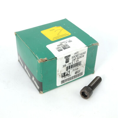 = Camcar Hex Socket Head Cap Screw 3/8 - 24 x 1 1/4 25 Pieces | eBay