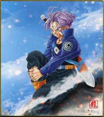 Dragon Ball cute TRUNKS Shikishi Japan toy Collection liking B9 | eBay
