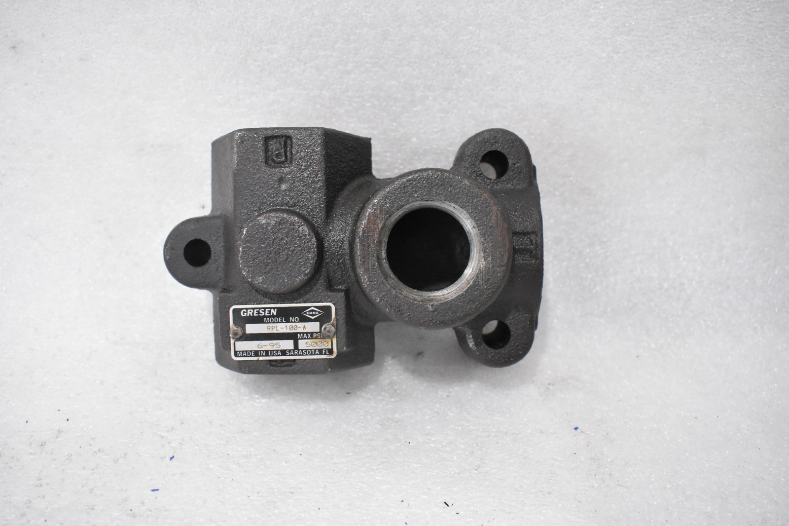 PARKER GRESEN RPL-100-A PILOT OPERATED IN-LINE RELIEF VALVE 60GPM ...