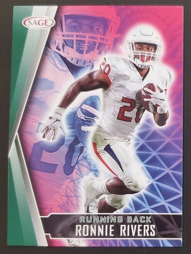2022 Sage #48 Ronnie Rivers RC BULLDOGS/RAMS Rookie Green🏈NM/MT | eBay