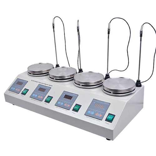 New 4 Heads Multi Unit Digital Thermostatic Magnetic Stirrer Hotplate ...