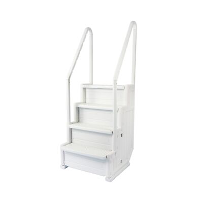 Blue Wave Easy Pool Step Above Ground Swimming Pool Step to Deck Pool ...