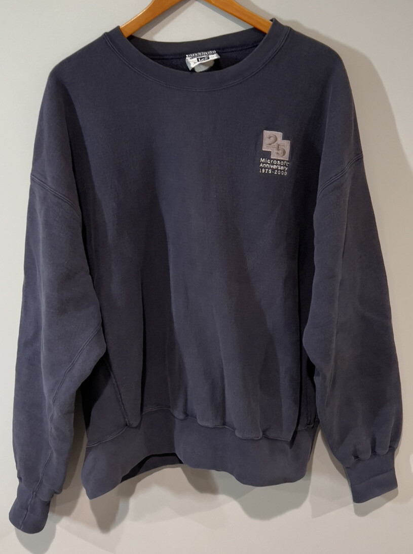 Microsoft Computers 25 Year Anniversary Sweatshirt 20… - Gem
