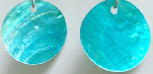 Mother of Pearl Discs, 8mm Round, Flat, 3 Dyed Colors, Loose | eBay