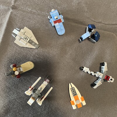 small LEGO Star Wars Spaceships Lot Parts Pieces mini spaceship ship | eBay