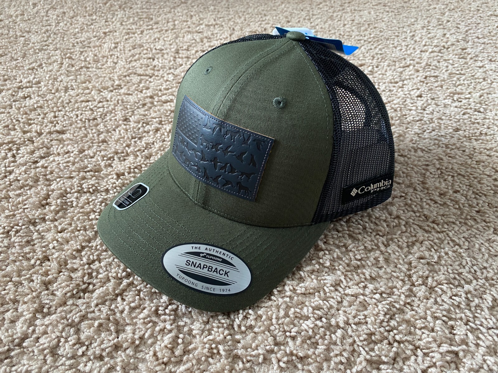 Columbia PHG Game Flag Snapback Trucker Cap