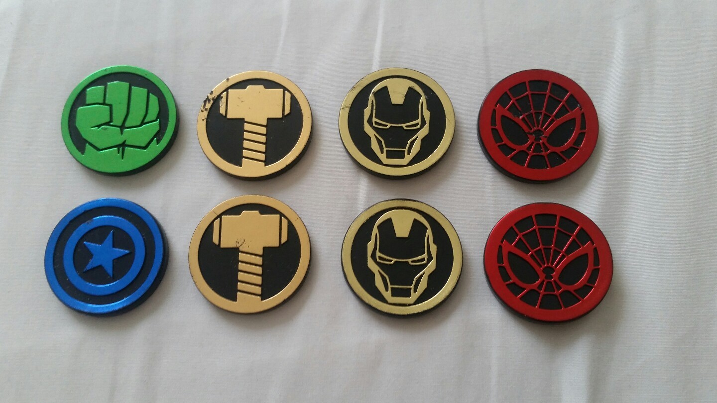 RARE Marvel Infinity Gauntlet Dig It Avengers Gem GOLD IRON MAN ...