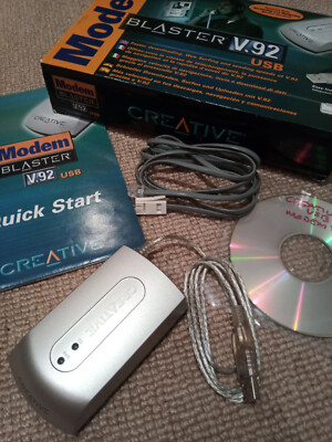 Creative Modem Blaster V.92 USB External Modem, Excellent Condition ...