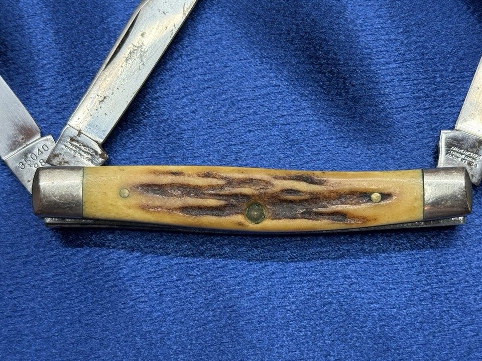Pre-WWII Winchester Stockman Pocket Knife c.1931-1942 Bone Handles ...