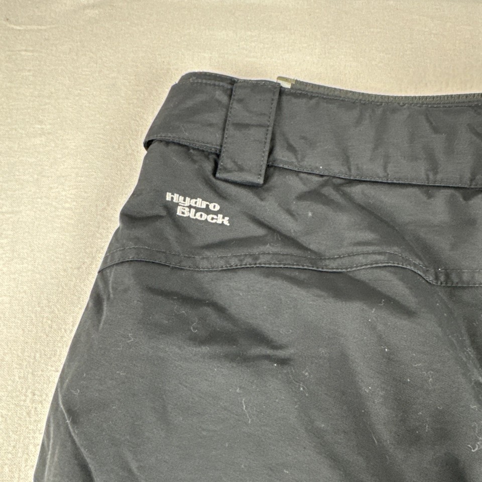 Obermeyer Mens Short Ski Snow Pants Black Hydroblock Nylon 36*27 Style ...