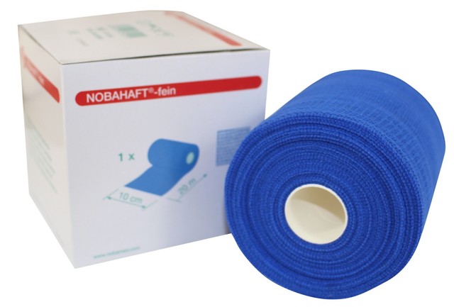 Verband Selbsthaftend Bandage Fixierbinde blau elastisch 8cm X 20m ...
