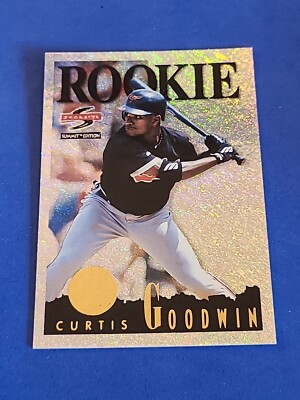 1995 Curtis Goodwin ROOKIE RC Pinnacle Score Summit Edition #123 | eBay