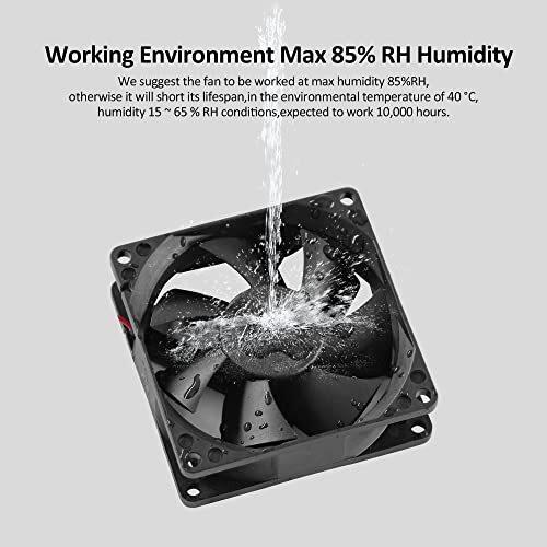 12v Dc Ip67 Waterproof Fan 120mmx25mm 4.72inch 2pack High Speed 12 Volt ...