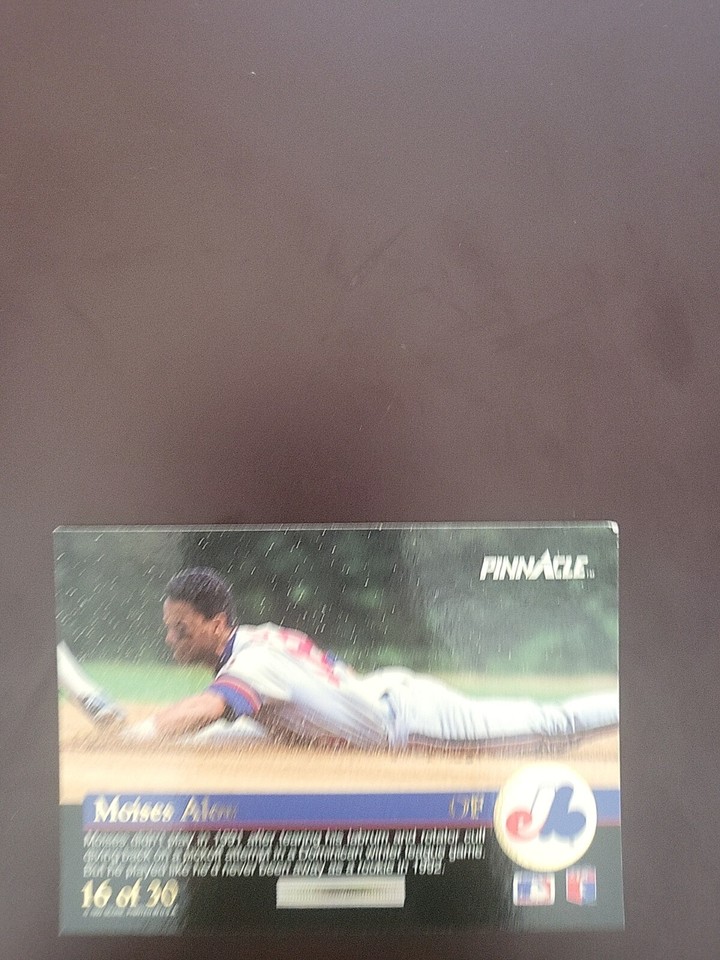 1992 Pinnacle Rookie Card, Montreal Expos #16 - Moises Alou (T) SP | eBay