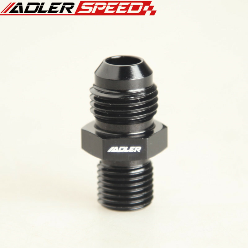 US SHIP 2PCS 6AN -6AN AN6 AN-6 Male To M12 x 1.25 Metric Straight ...