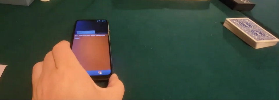 Infrared Barcode side marked Copag Double deck set cards Luminous Ink ...