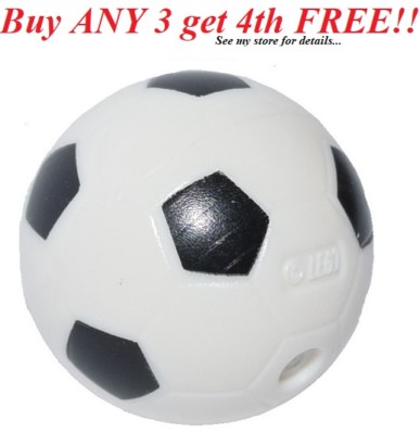 ☀️NEW Lego ROUND Soccerball Soccer ball Sports Minifigure minifig black ...