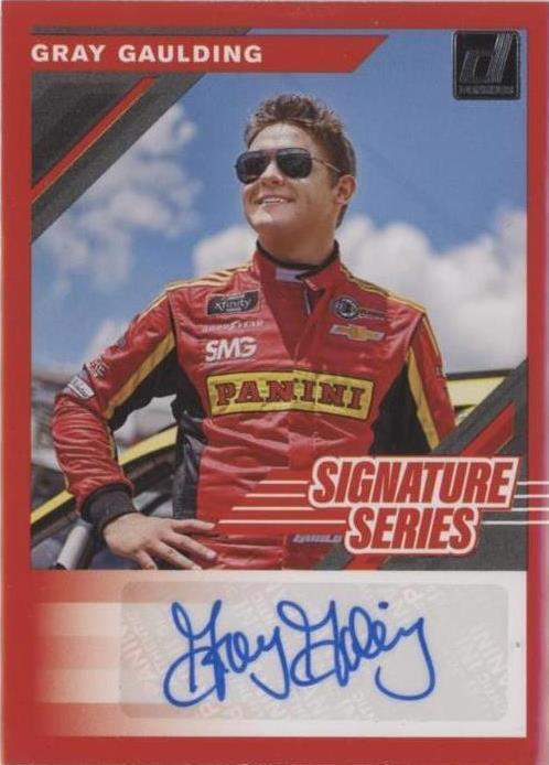 2020 Panini Donruss NASCAR - Signature Series Gray Gaulding #SS-GG (AU ...