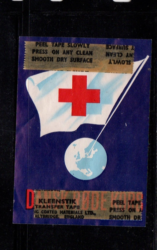 Danish Red Cross Window Label - Unused | eBay