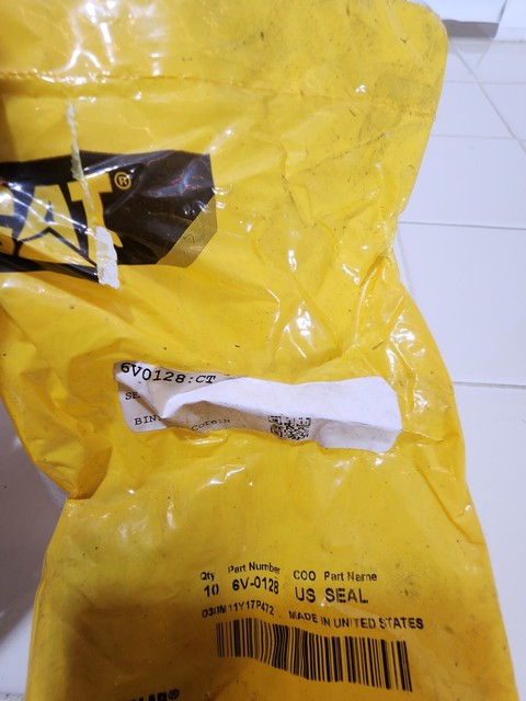 10 Genuine Caterpillar (cat) 6v-0128 or 6V0128 Connector Seal for sale ...