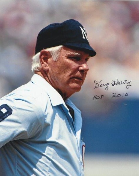 DOUG HARVEY Signed Hall of Fame Umpire 8 x 10 Photo Autographed | eBay