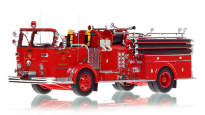 LA COUNTY FD 1965 Crown Firecoach ENGINE 51 Fire Replicas 1/50 FR144-51 ...