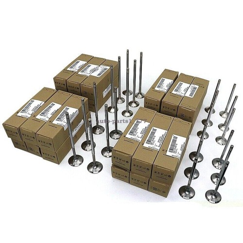 24X Intake Exhaust Inlet Outlet Valves For Audi VW Golf R32 Passat R36 ...