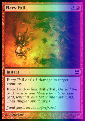 MTG Magic the Gathering Fiery Fall (113/245) Modern Masters LP FOIL | eBay