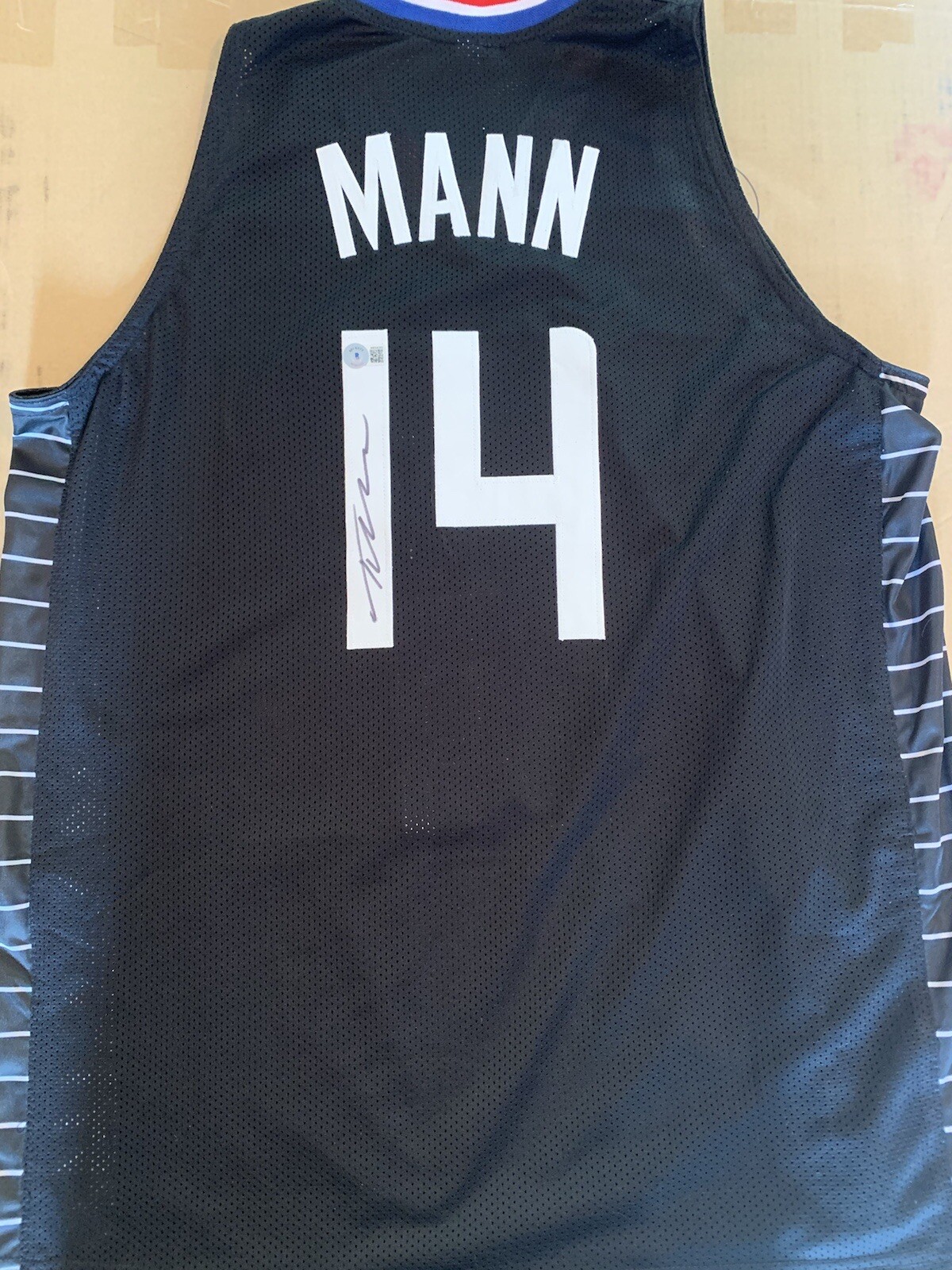 Terrance Mann Los Angeles Clippers Autograph Signed Custom XL Jersey ...