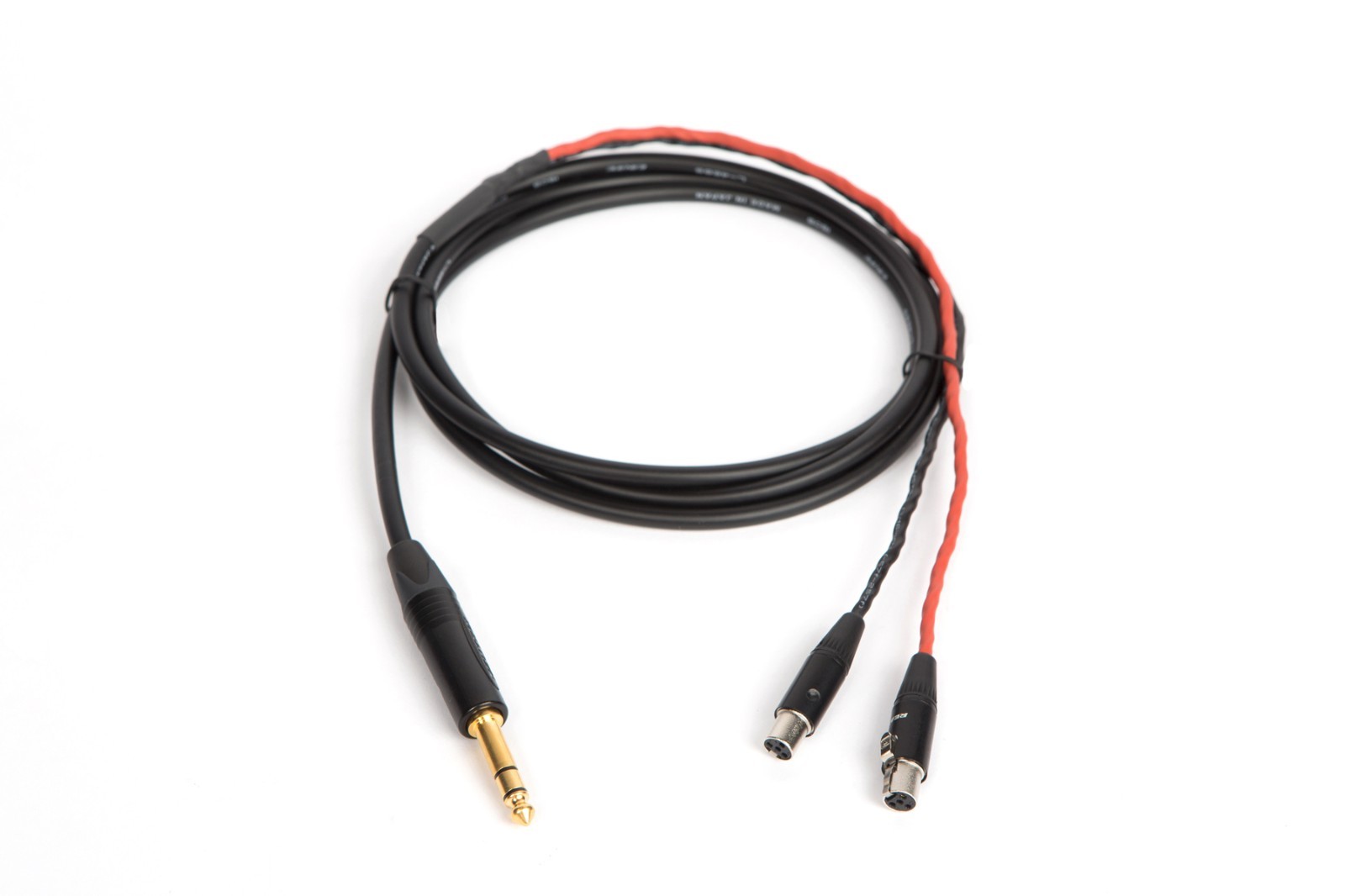 6 Ft CANARE BLACK 1/4" TRS to TA4F AUDEZE LCD-2 LCD-3 LCD-4 LCD-X CABLE ...