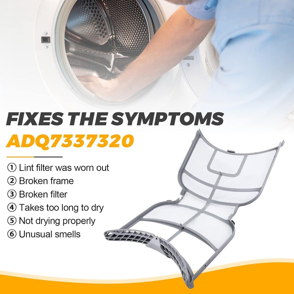 Dryer Lint Screen Filter ADQ73373201 for LG DLGX8001V DLGX8101V ...