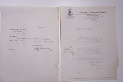 1918 Lamson Goodnow WW1 Eastern Clay Goods Co Akron Sewer Boston ...