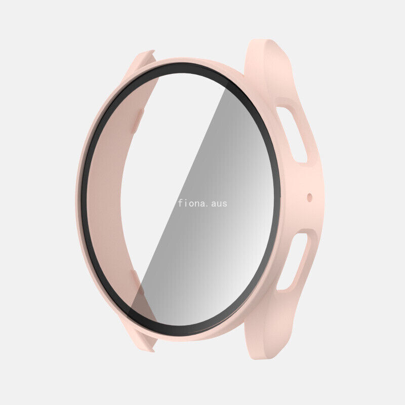 For Samsung Galaxy Watch7 44/40mm Hard PC Case Full Cover Glass Screen ...