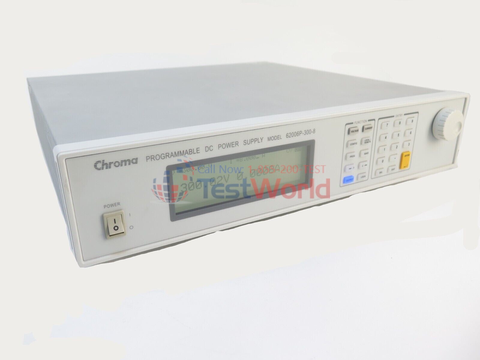 Chroma 62006P-300-8 DC Power Supply, 300V, 8A, 600W, 62000P Series | eBay
