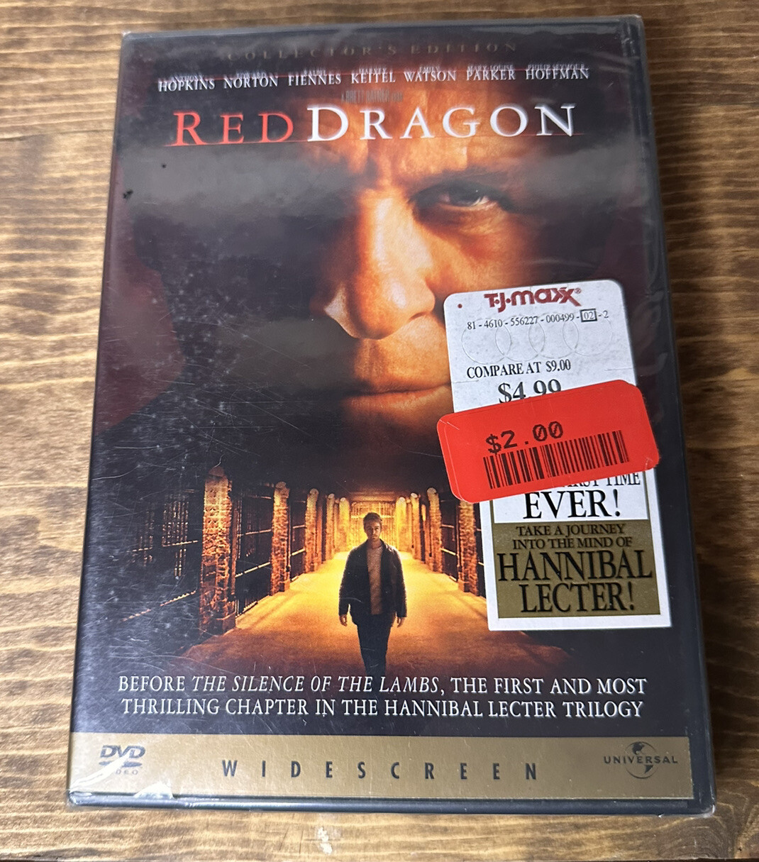Red Dragon (DVD, 2003, Full Frame Collectors Edition) for sale online ...