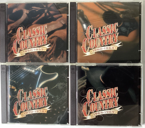 Time Life Classic Country 1950-59 1960-64 1965-69 1970-74 8 Cd Disc Set ...
