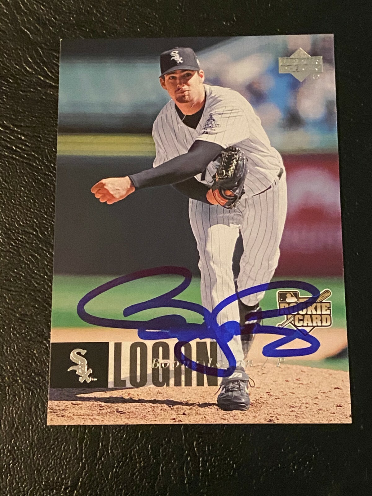 Boone Logan Signed 2006 Upper Deck UD Card Auto Chicago White Sox ...