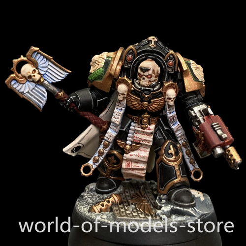 Warhammer 40K Space Marines Terminator Chaplain Tarentus Painted Games ...