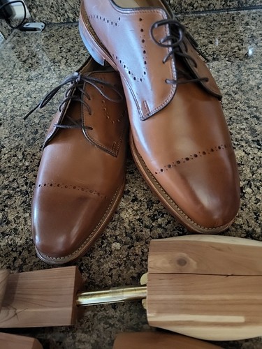 ALLEN EDMONDS TROY Walnut Brogue Men's Oxfords 10.5D, Never worn, AE ...