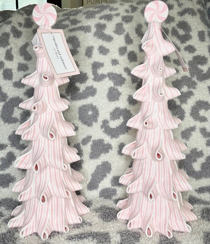 Cupcakes and Cashmere pink peppermint ribbon tree set | eBay