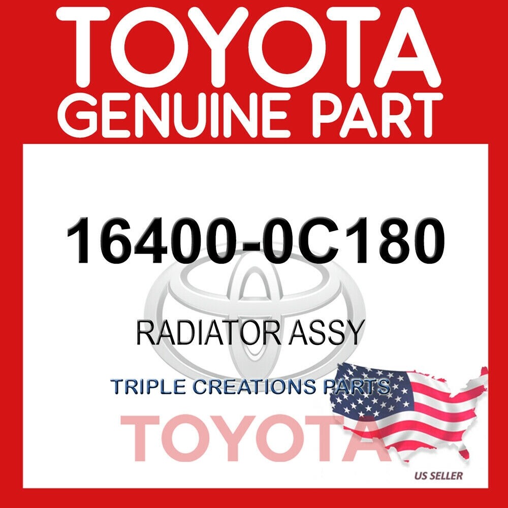 Genuine Toyota Radiator Assy 16400-0C180 OEM | eBay