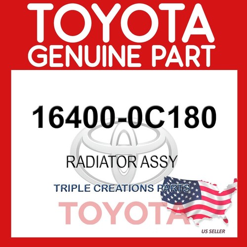 GENUINE OEM TOYOTA RADIATOR ASSY 16400-0C180 | eBay