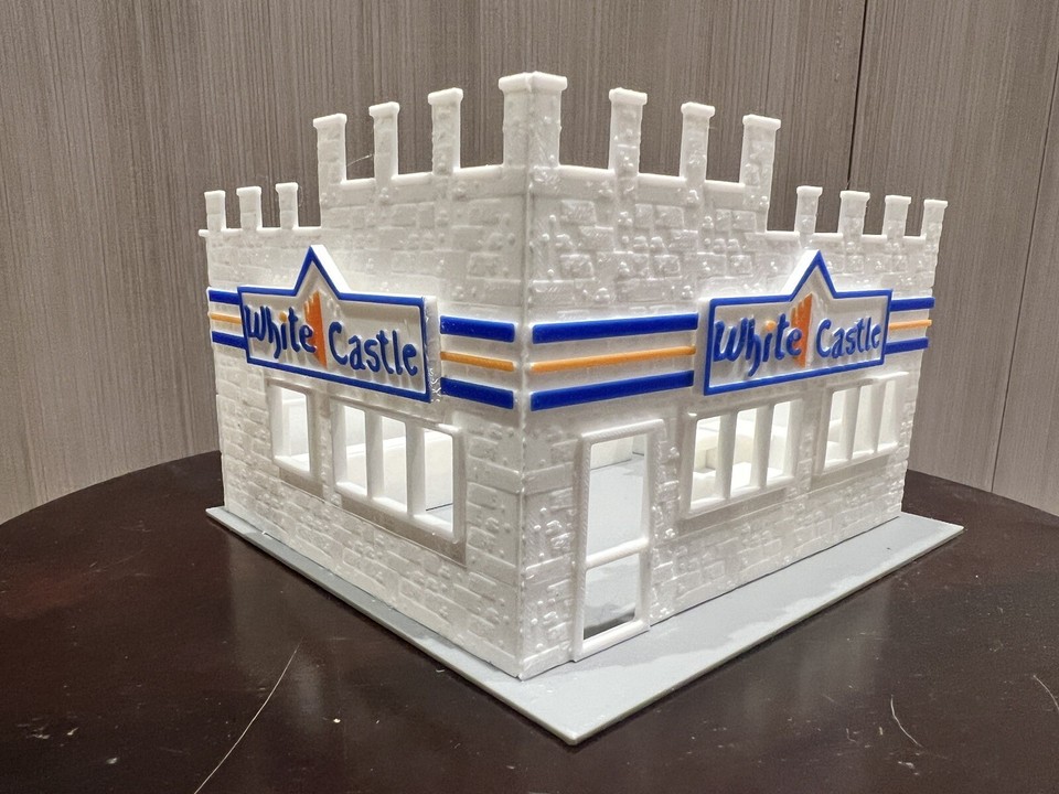 O Scale Modern White Castle w/ Interior | eBay