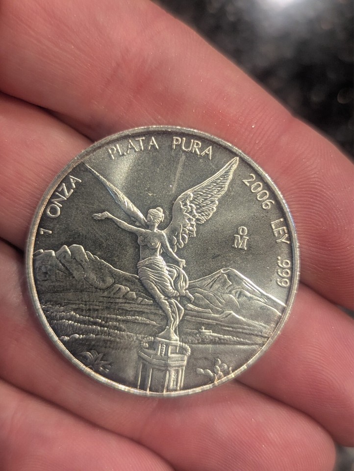 3X 2006 1 Oz 999 SILVER MEXICO Libertad Pura Plata Coin Limited Mint ...