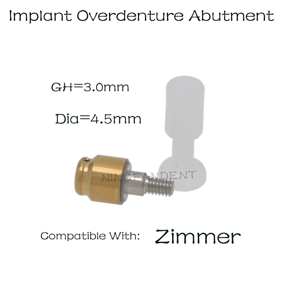 Zimmer Mis Adin Dental Locator Abutments Male Caps Tools For Ø3.5/4.5mm ...