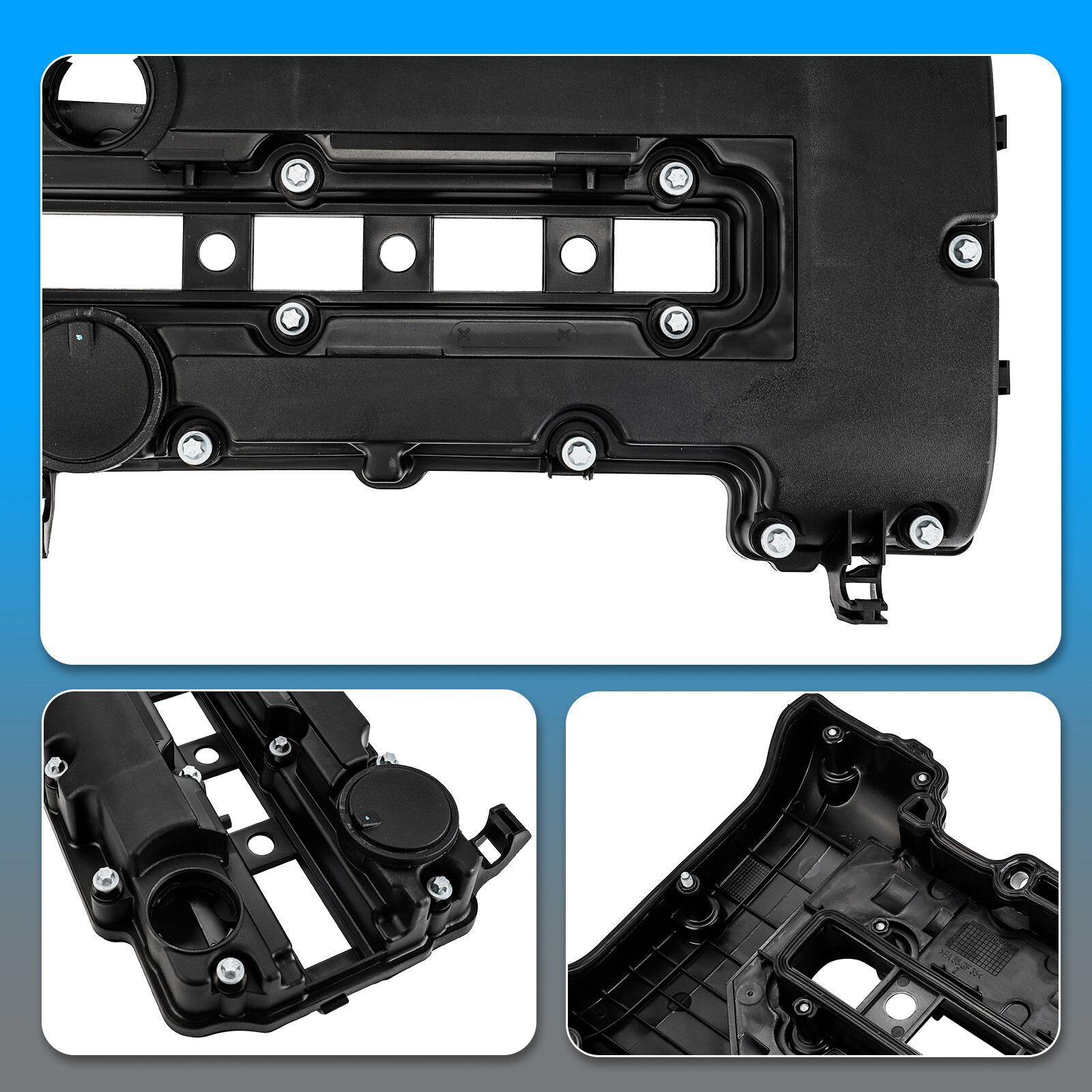 Valve Rocker Cover & Gasket For Vauxhall Astra J Corsa D E Adam ...